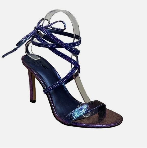 Mix No. 6 | Shoes | Mix No 6 Blue Mesha Ankle Wrap Shoes | Poshmark